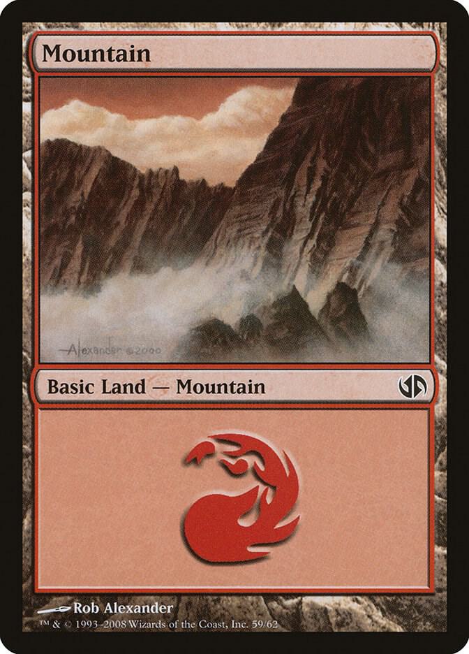 Mountain (59) - Duel Decks: Jace vs. Chandra - Magic: The Gathering ...
