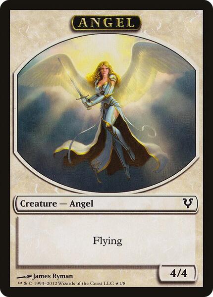 Angel // Demon Double-Sided Token - Avacyn Restored - Magic: The ...