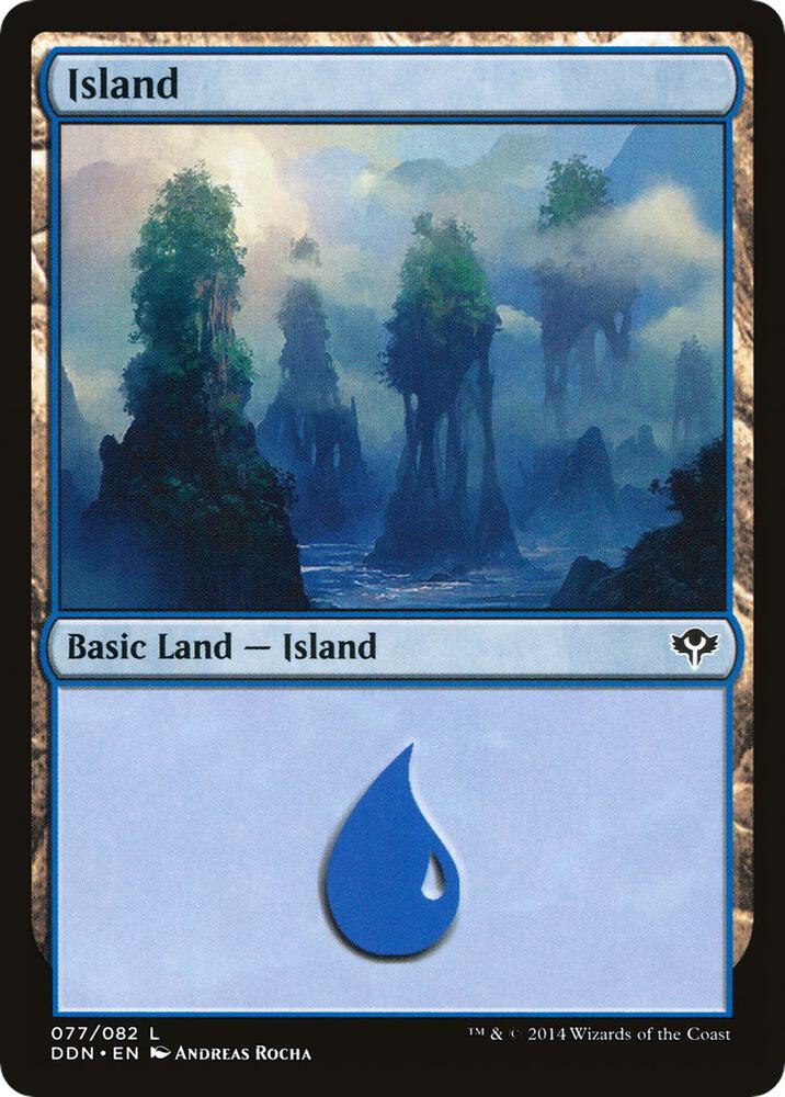 Island (077) - Duel Decks: Speed vs. Cunning - Magic: The Gathering