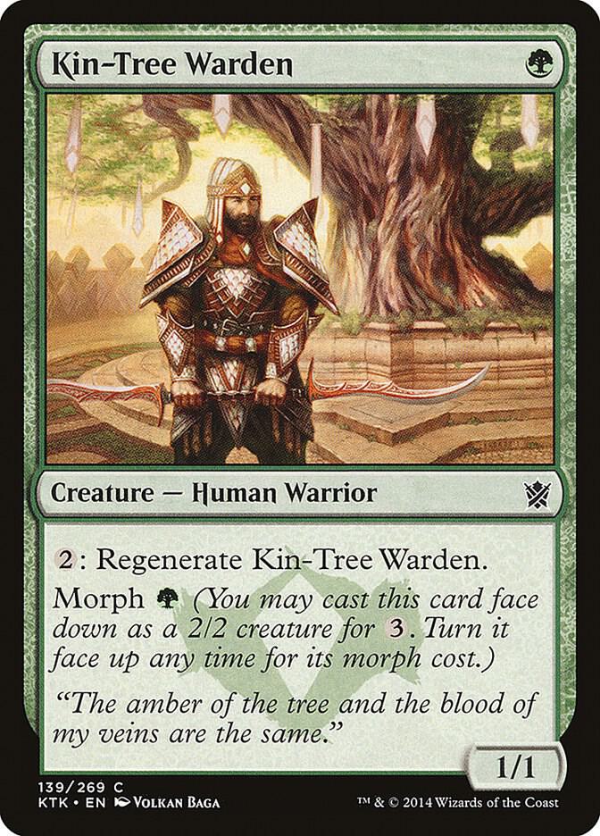 Kin-Tree Warden - Khans of Tarkir - Magic: The Gathering