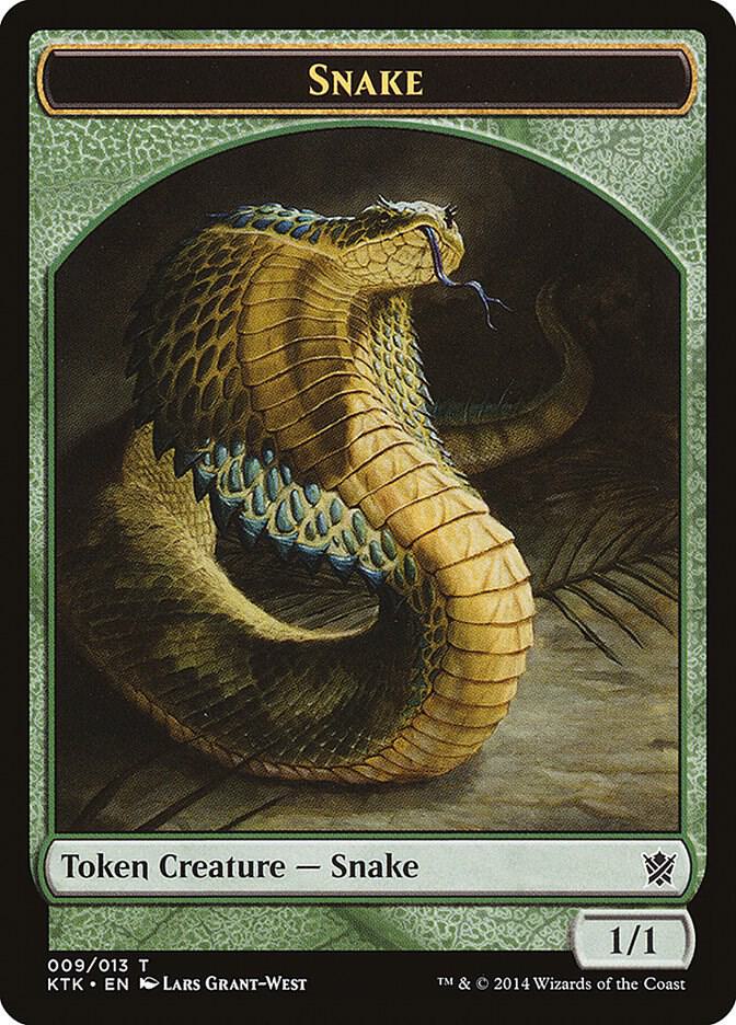 Snake Token - Khans of Tarkir - Magic: The Gathering - TCGplayer.com