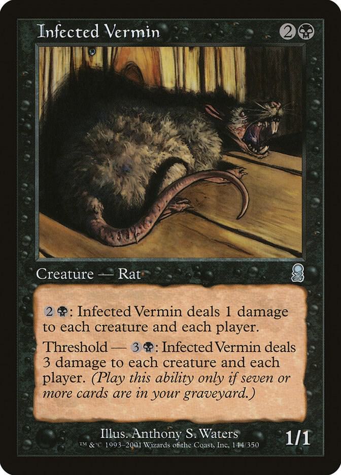 Diseased Vermin - Alliances - Magic: The Gathering