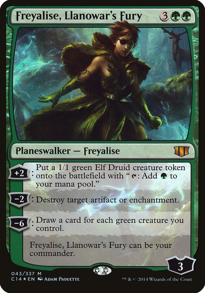 Freyalise, Llanowar's Fury (Commander 2014) - Oversize Cards - Magic: The Gathering - TCGplayer.com