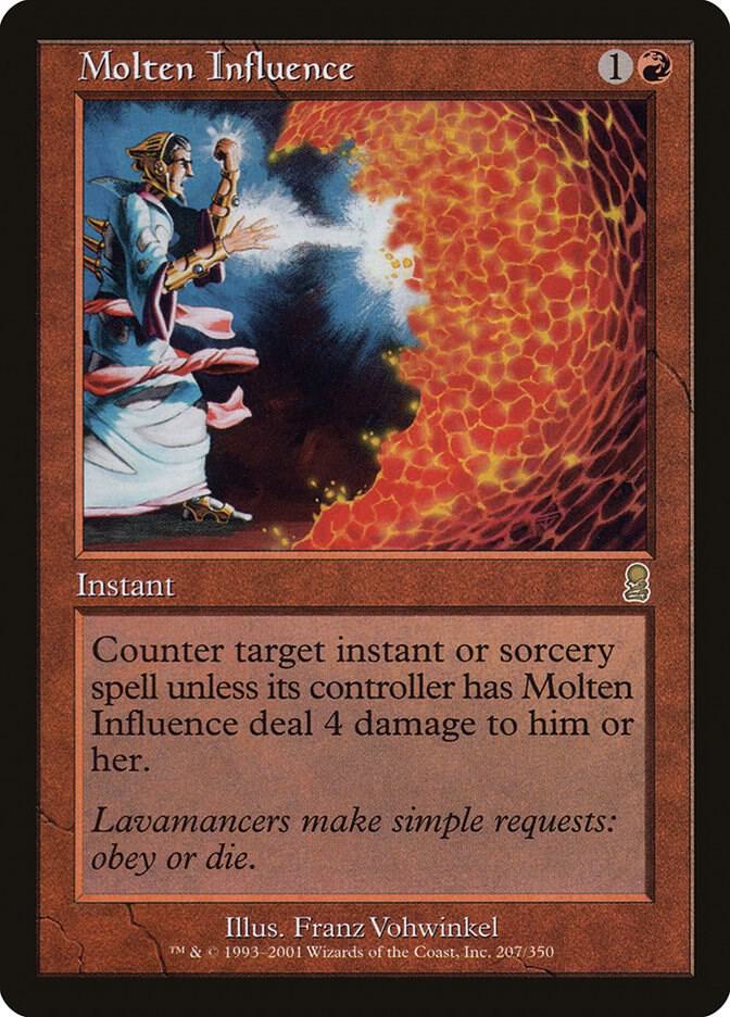 Molten Influence - Odyssey - Magic: The Gathering - TCGplayer.com