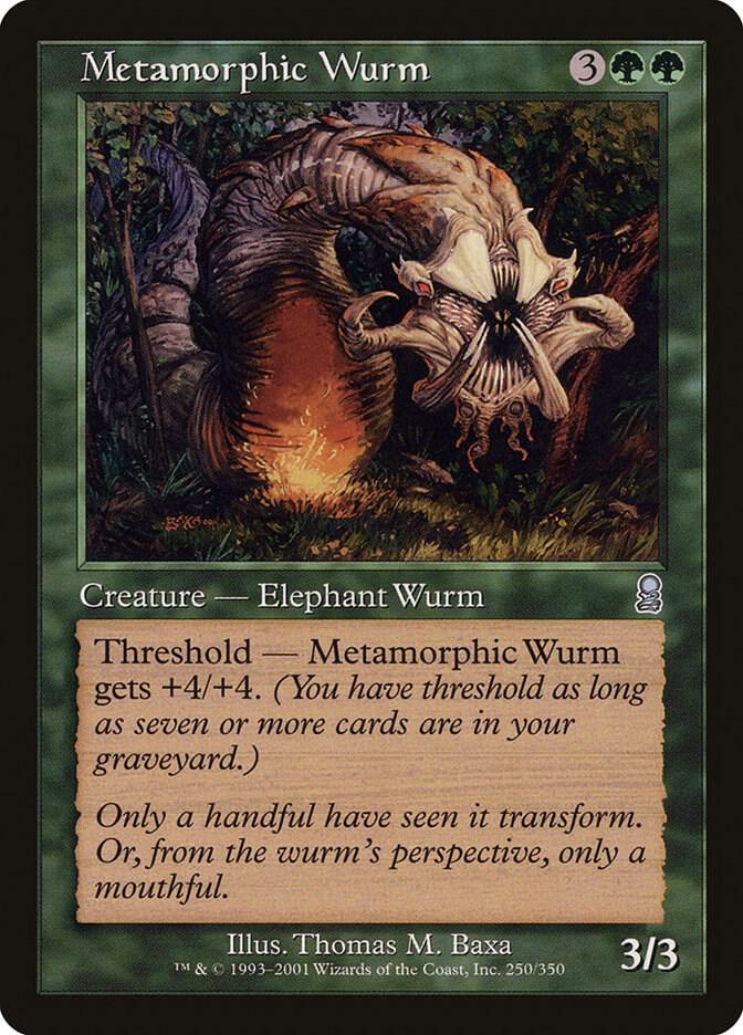 Metamorphic Wurm - Odyssey - Magic: The Gathering - TCGplayer.com