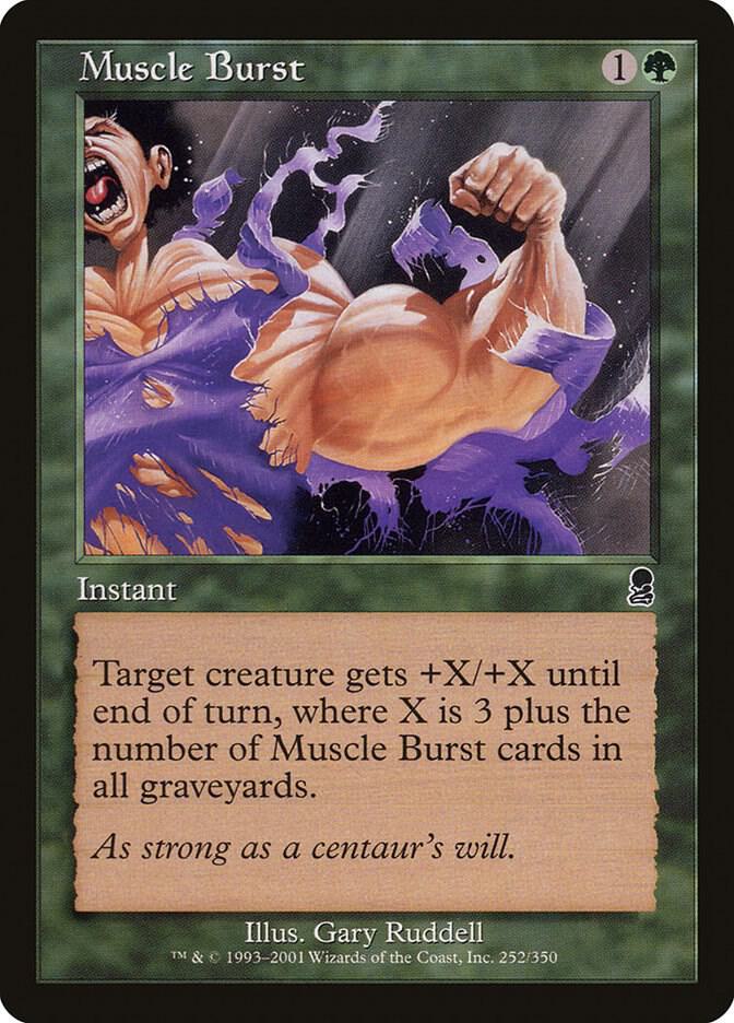 Muscle Burst - Odyssey - Magic: The Gathering - TCGplayer.com