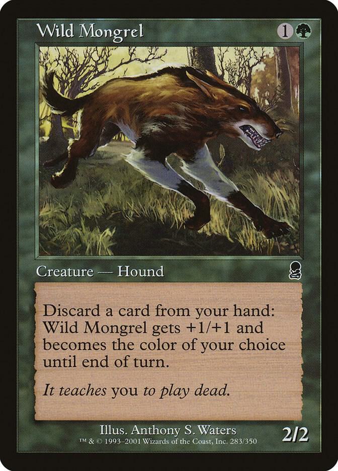 Wild Mongrel - Odyssey - Magic: The Gathering - TCGplayer.com