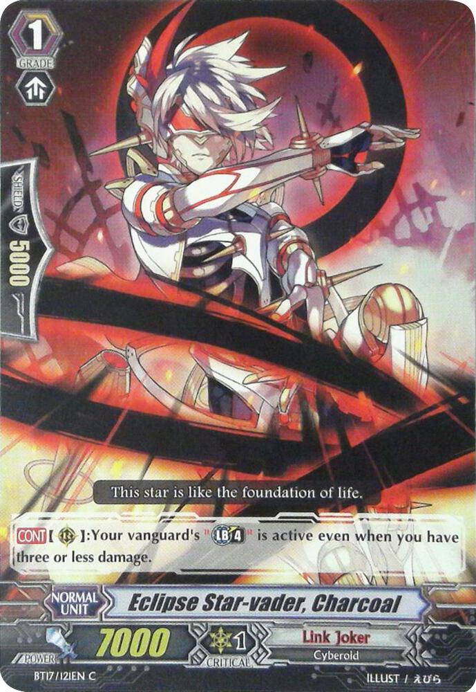Eclipse Star-vader, Charcoal - BT17: Blazing Perdition ver.E - Cardfight Vanguard