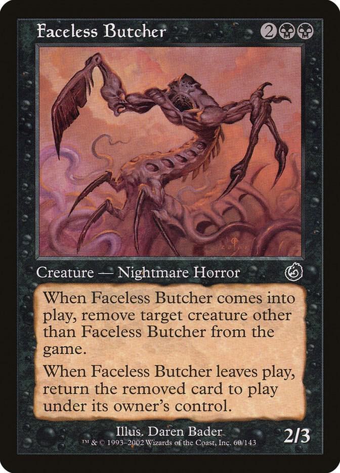 Faceless Butcher - Torment - Magic: The Gathering - TCGplayer.com