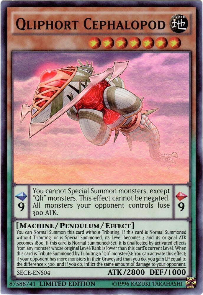 Qliphort Cephalopod (SE) - Secrets of Eternity - YuGiOh - TCGplayer.com