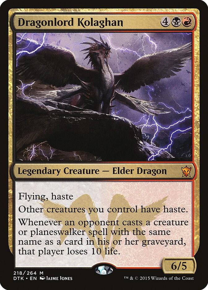 Dragonlord Kolaghan - Dragons of Tarkir - Magic: The Gathering ...