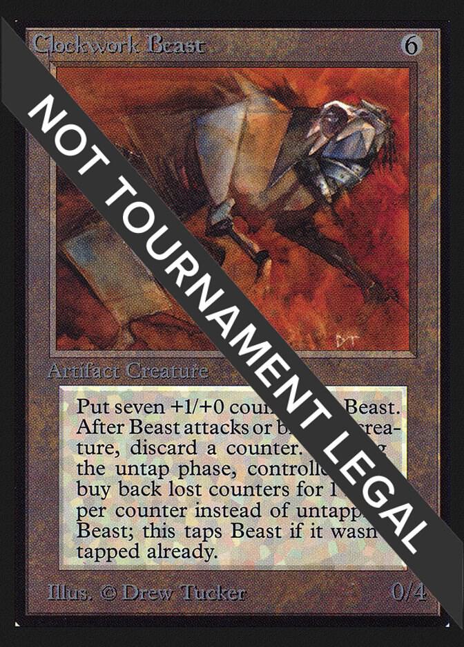 Clockwork Beast (IE) - International Edition - Magic: The Gathering ...