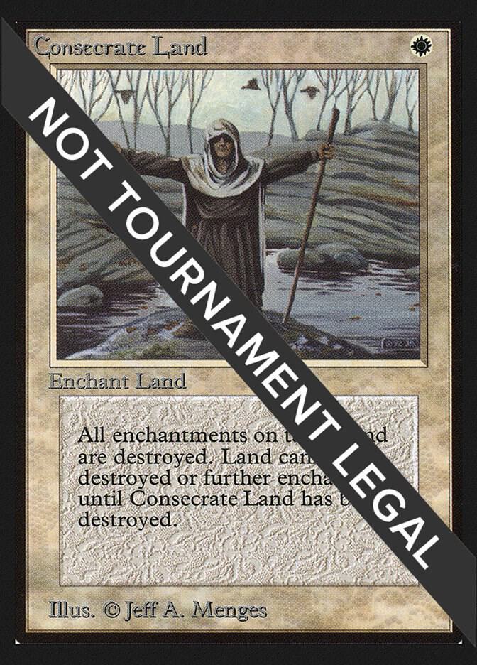 Consecrate Land (IE) - International Edition - Magic: The Gathering