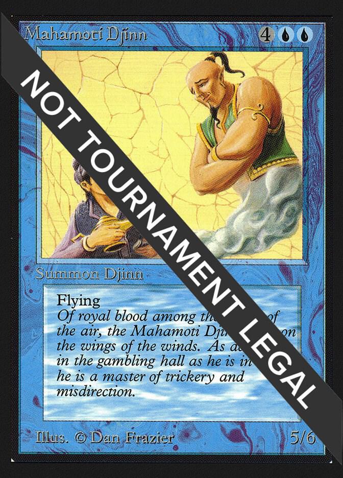 Mahamoti Djinn (IE) - International Edition - Magic: The Gathering ...