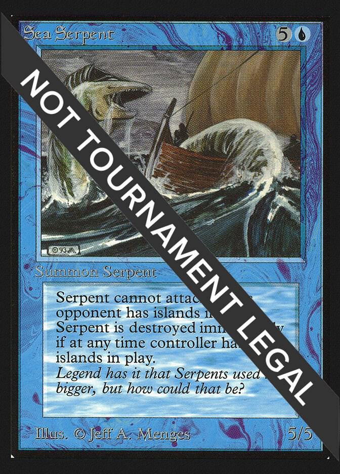 Sea Serpent (IE) - International Edition - Magic: The Gathering ...