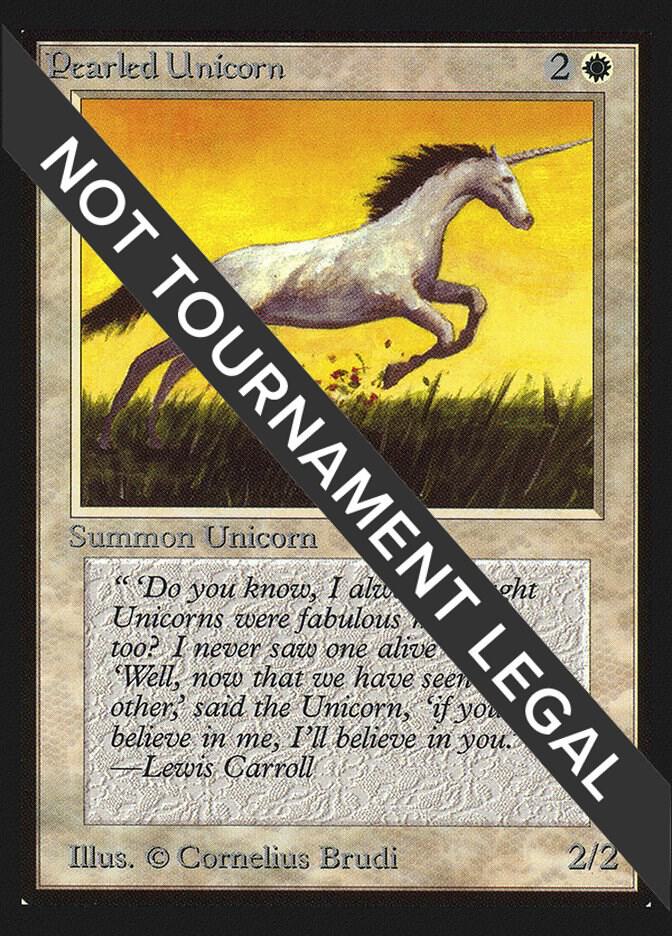 Pearled Unicorn (CE) - Collector's Edition - Magic: The Gathering ...