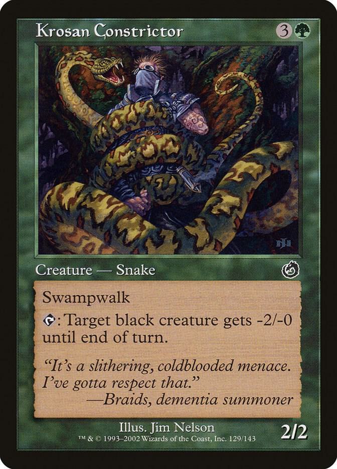 Krosan Constrictor - Torment - Magic: The Gathering - TCGplayer.com