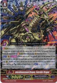 Interdimensional Dragon, Faterider Dragon - G-BT02: Soaring Ascent of Gale & Blossom - Cardfight ...