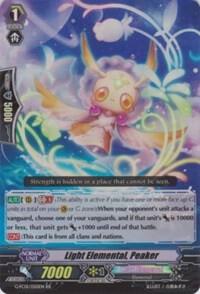 Light Elemental, Peaker - G-FC01: Fighter's Collection 2015 - Cardfight Vanguard