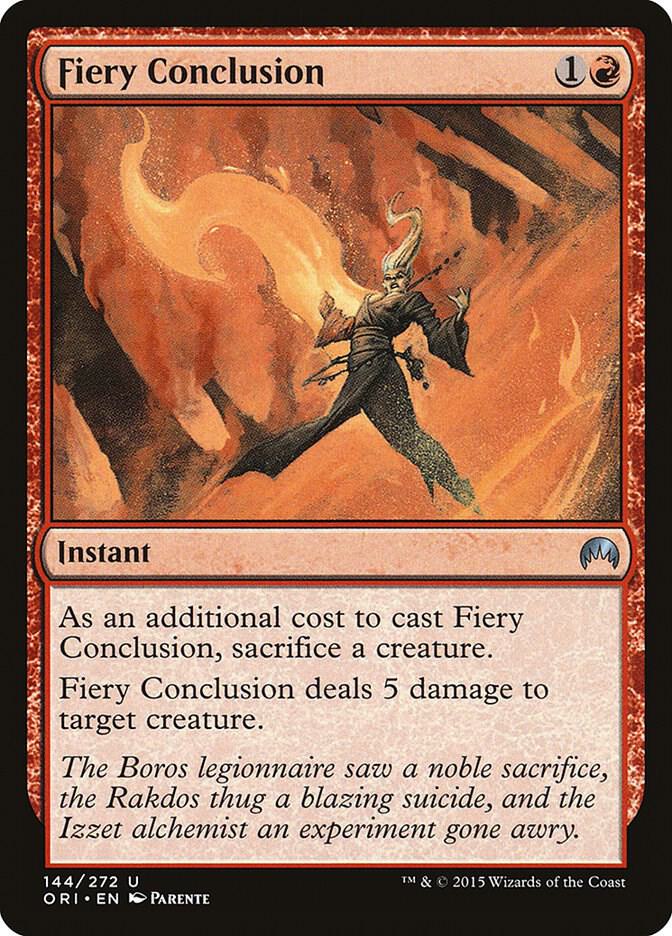 Fiery Conclusion - Magic Origins - Magic: The Gathering - TCGplayer.com